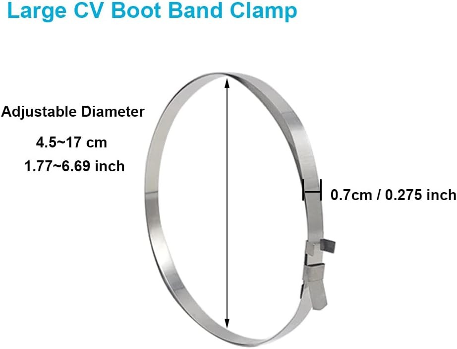 Drive Shaft CV Boot Band Clamps - Axle Boot Clamps Universal Adjustable ...