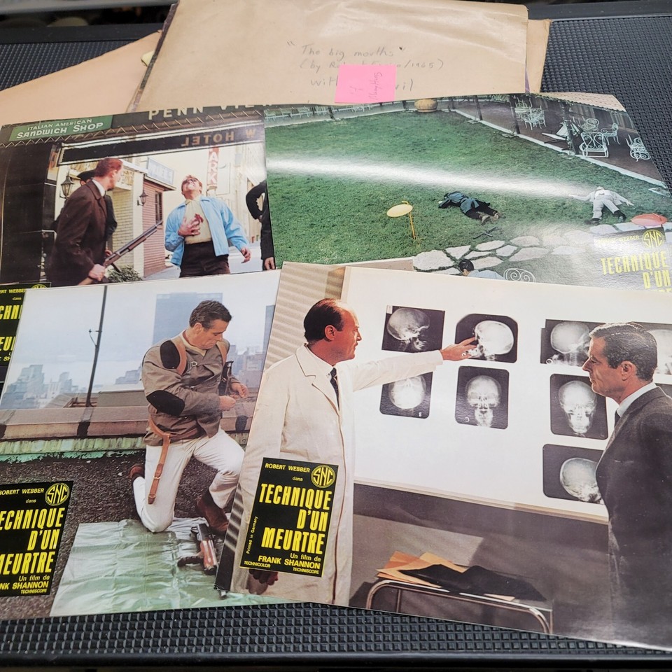 Vintage SNC Techniscope Movie Poster Lobby Card Lot 1960s 1970s Foreign ...