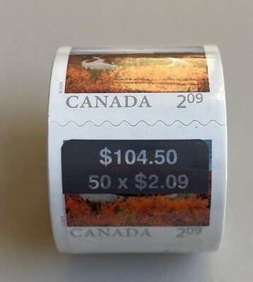 Stamp Roll Canada 50-Pack Canada Post Autumn Scenery Stamps - Fall ...