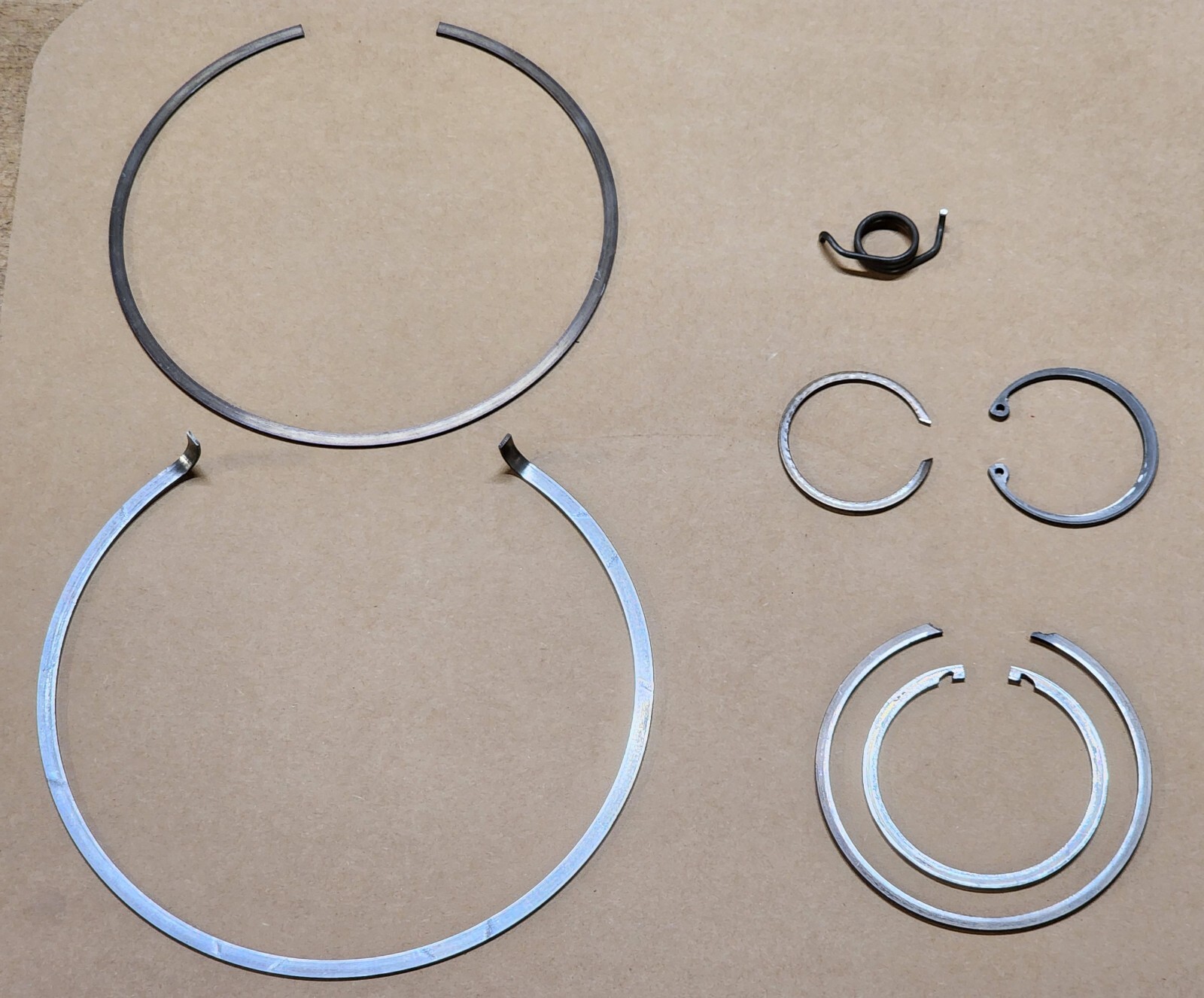 4R70W AODE TRANSMISSION SNAP RING KIT SUPPORT, SERVOS, ANTI -CLUNK 1992 ...
