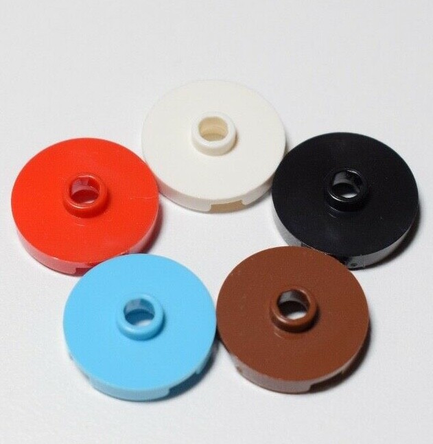 Lego 18674 Plate Round Tile with Stud 2x2 Select Colour Pack of 10 ...