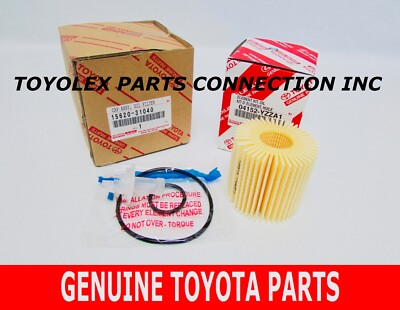 NEW GENUINE LEXUS OIL FILTER CAP & OIL FILTER ELEMENT 15620-31060 | eBay
