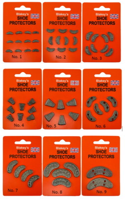 Blakey's Segs Metal Shoe Protectors Shoe Repair Heel Plates Toe Heel ...