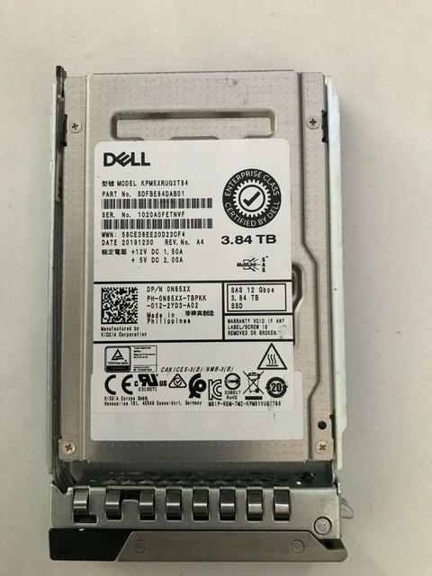 Dell N85XX Toshiba 3.84TB 2.5'' SAS Internal SSD (KPM5XRUG3T84) for ...