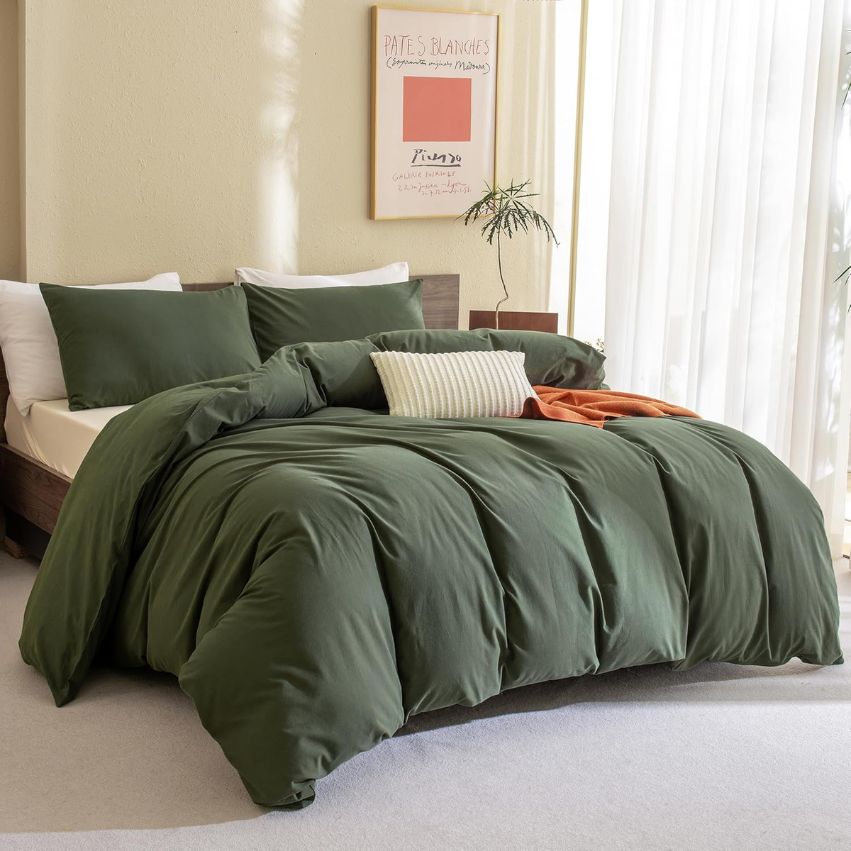 Olive Green Bedding