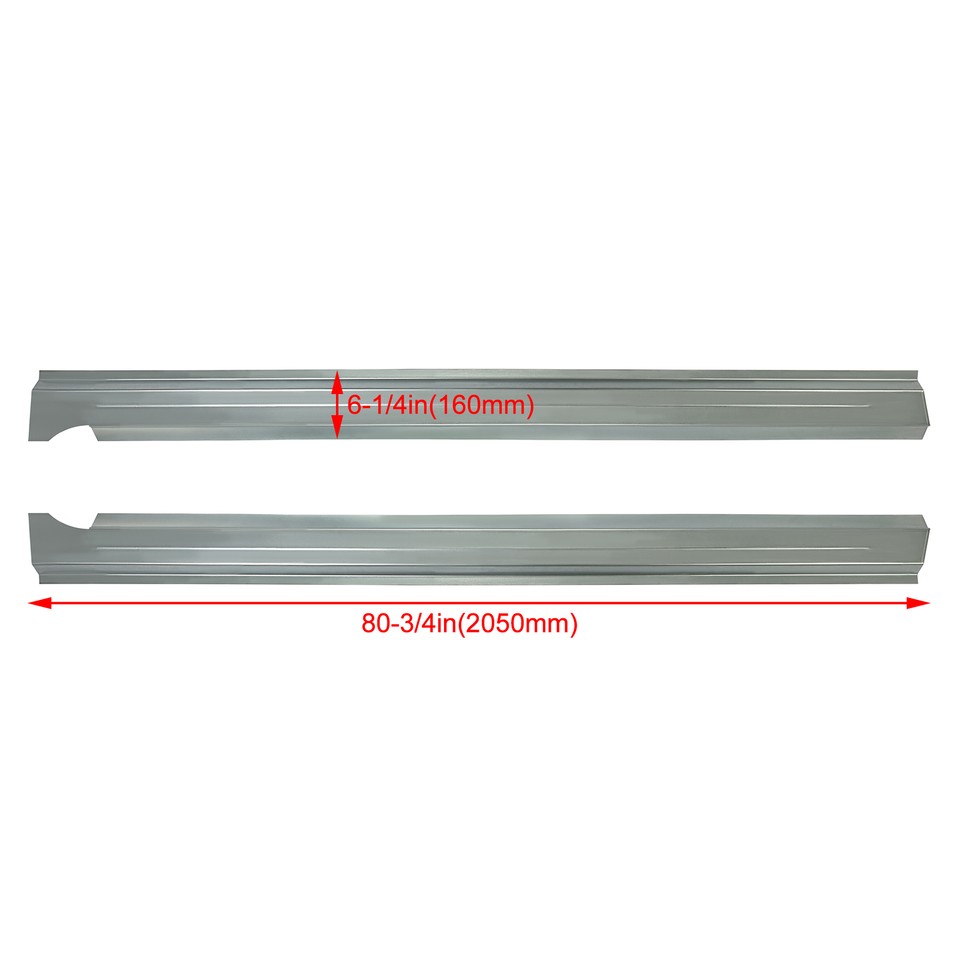 For Dodge Ram 1500 2500 pickup truck Crew Cab 2009-2018 Slip-on Rocker ...