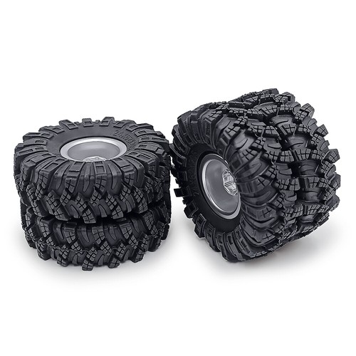 FLYXM For 1:24 RC AXIAL SCX24 Front / Rear Dually Tractor Wheels Rims ...