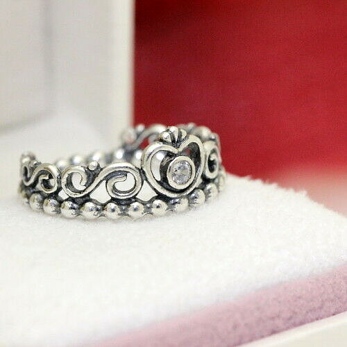 New! Authentic Pandora My Princess Tiara Ring 190880CZ Love Valentines ...