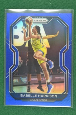 Isabelle Harrison 2021 Panini Prizm WNBA Blue /149 Wings #22 | eBay
