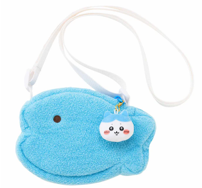 Chiikawa market Hachiware Cat Fish Pochette Shoulder Bag Plush doll ...