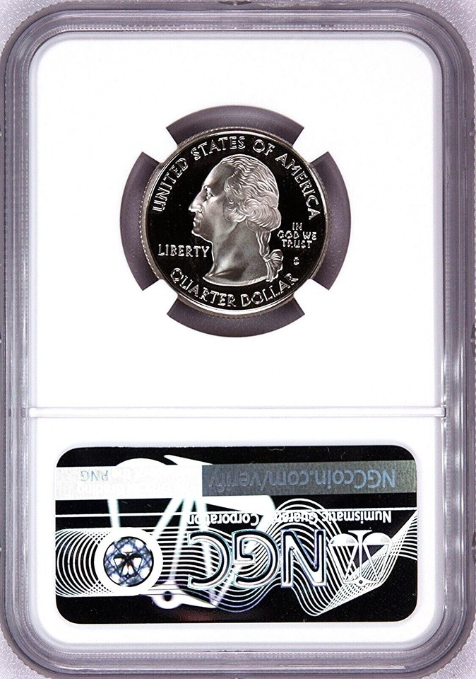 2002-S Proof State Quarter, Ohio, PF69 Ultra Cameo NGC, Patriotic Label ...