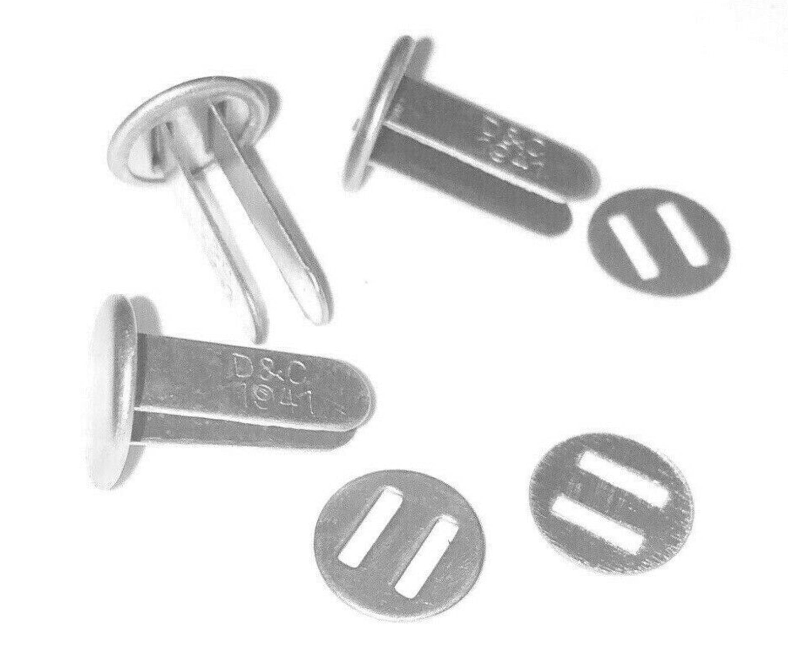 German Helmet Split PINS and WASHERS Steel Rivets Helmet Army Fast ...