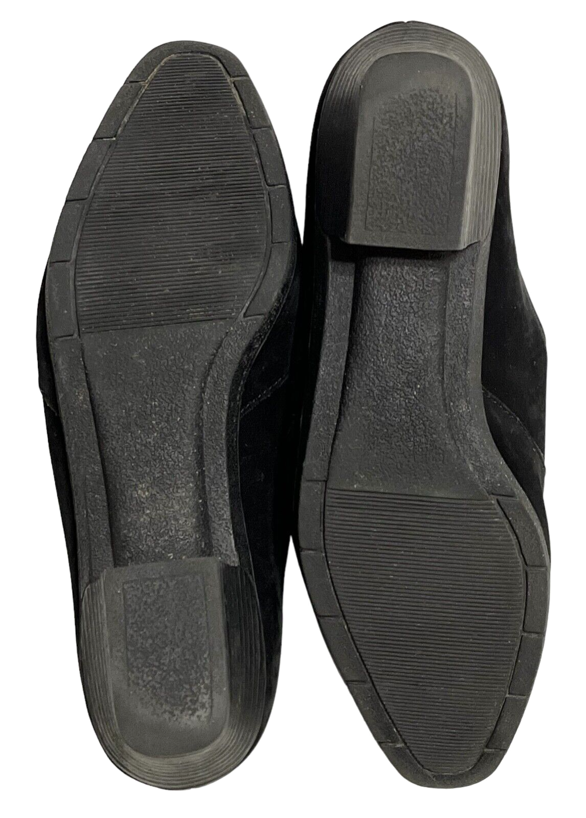 RED CROSS SHOES COMFORT FIT Women 7 Black Suede Leather PREOWNED USPSGA ...