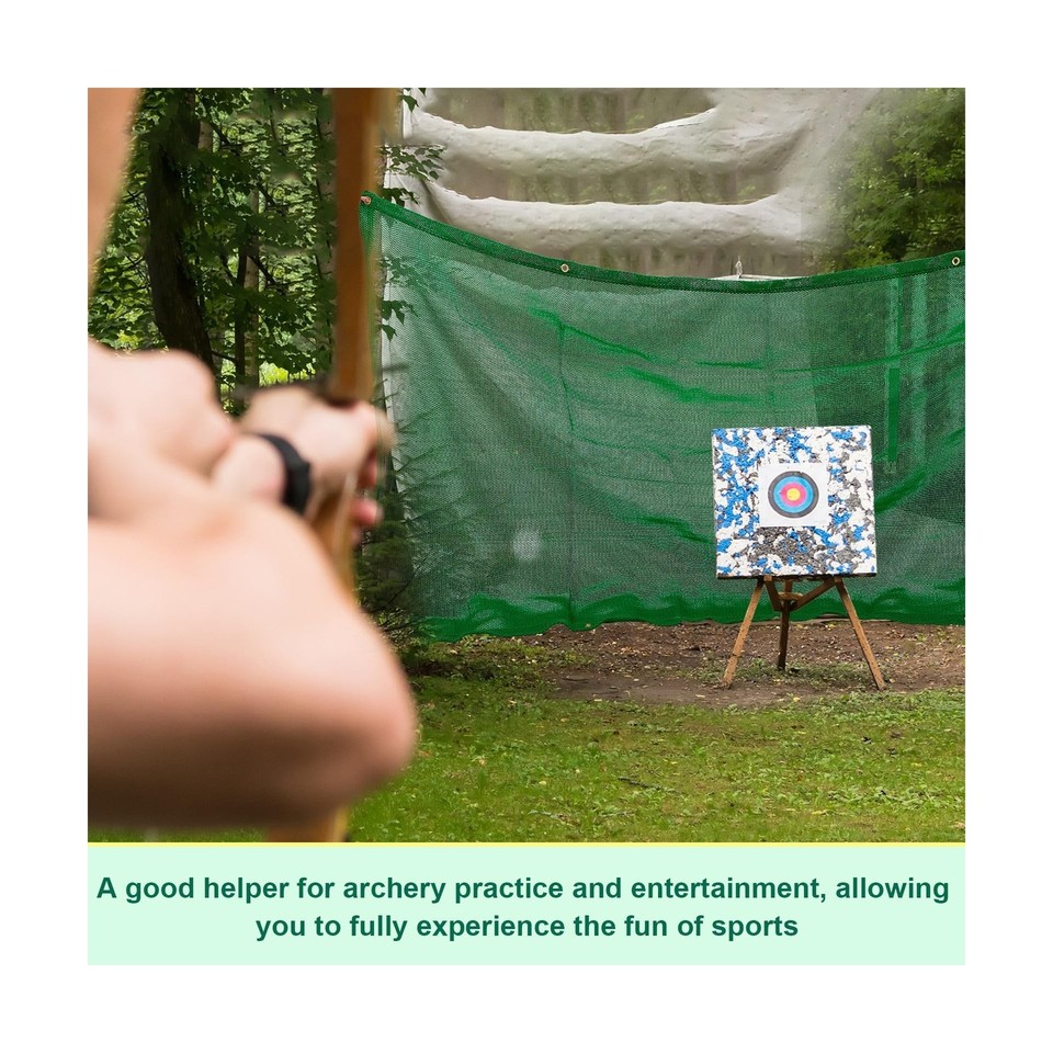 Archery Backstop Heavy Duty Archery Back Stop Netting Reinforced ...