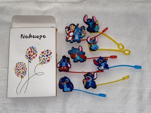 Cartoon Lilo and Stitch Straw Cover Cap for Stanley Cup, Reusable Straw ...