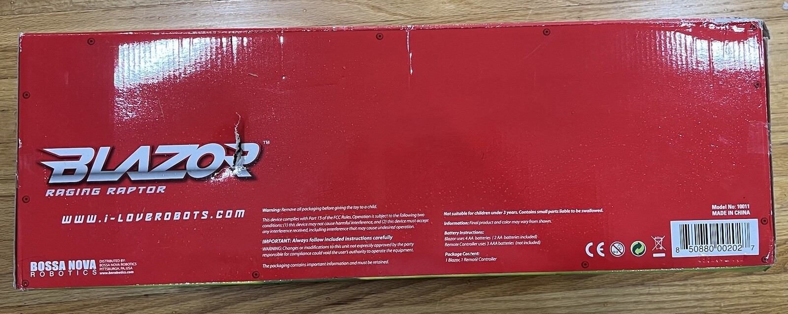 Bossa Nova Robotics BLAZOR Raging Raptor Dinosaur | eBay
