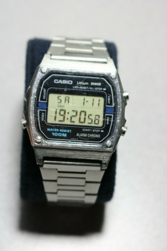 VINTAGE CASIO 548 W-760 CHRONOGRAPH DIGITAL WATCH S - RARE -WK ...