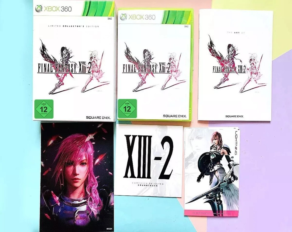 Final Fantasy Xiii-2 Limited Collector's Edition (Microsoft Xbox 360 ...