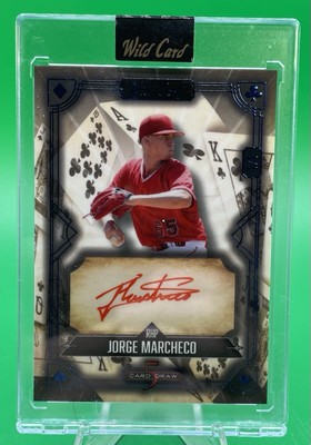 2024 Wild 5 Card Draw Classic Blue Foil 1/1 Auto Jorge Marcheco ...