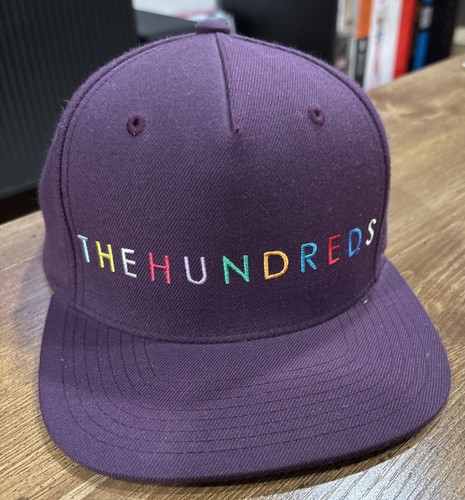 the hundreds snapback hat Purple Cap Excellent Shape | eBay