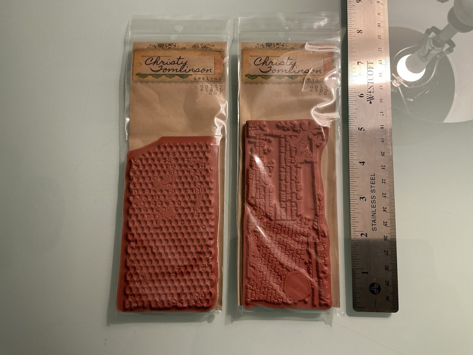 Unity Stamp Company “Tattered Chicken Wire” & “Classified Newsprint ...