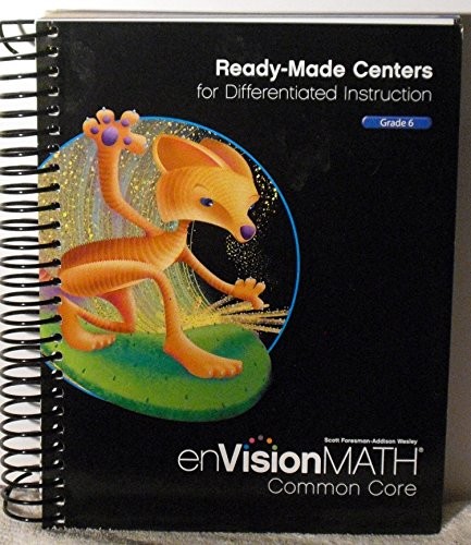 ENVISION MATH COMMON CORE READY MADE CENTERS TE GRD 6 By Pearson ...