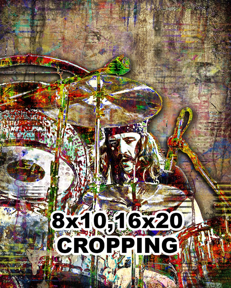 John Bonham LED ZEPPELIN 27x40in Led Zeppelin John Bonham Print Free ...