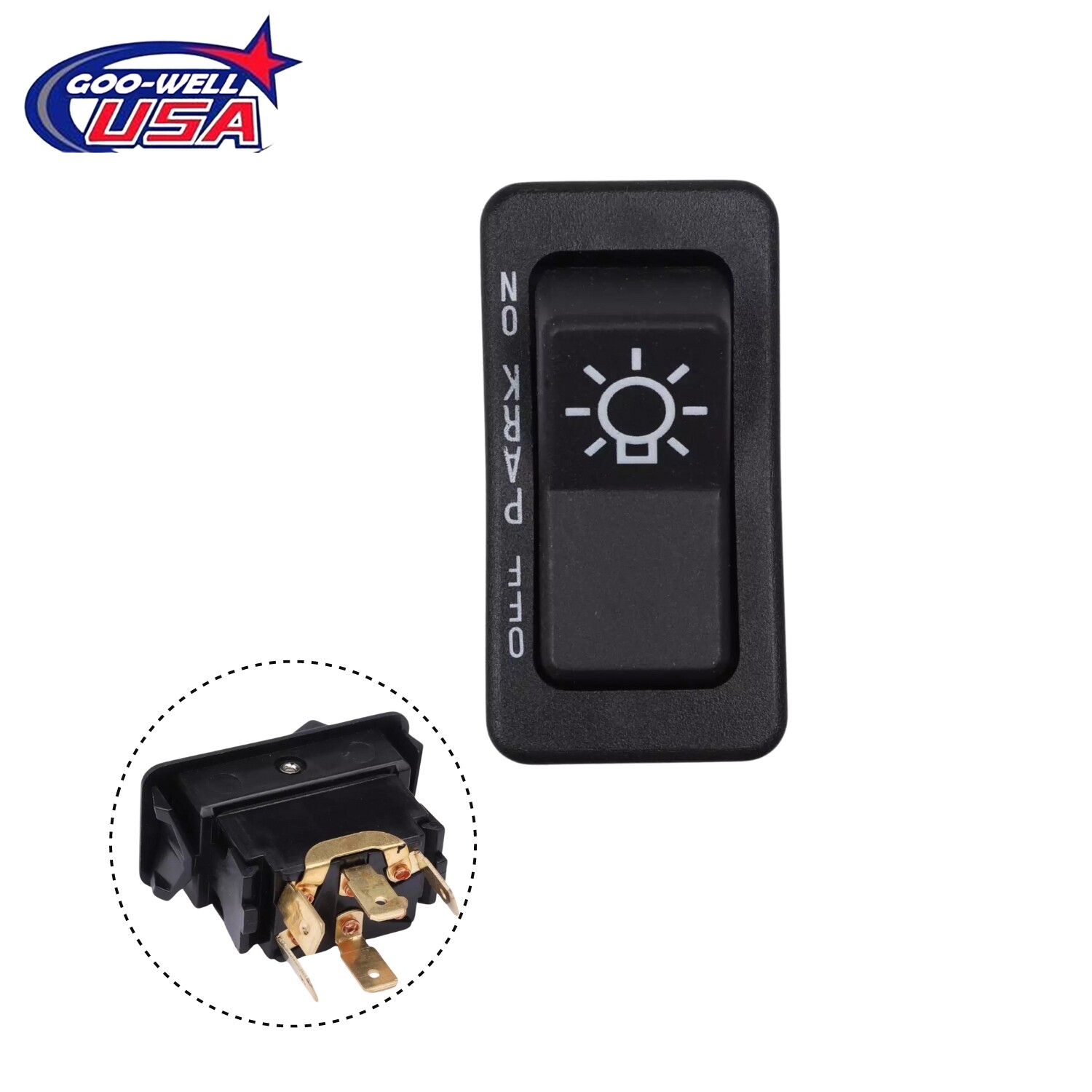 NEW 3 Position 5 Pin Headlight Rocker Switch for International 8100 ...