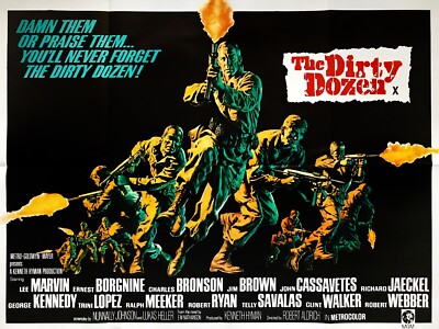 Decor Poster.Home interior design.Room wall print.The Dirty Dozen movie ...