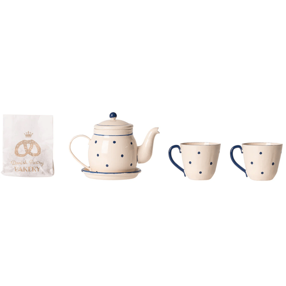 Maileg Tea Time Set with Biscuits in Box Vintage Inspired Collectible ...