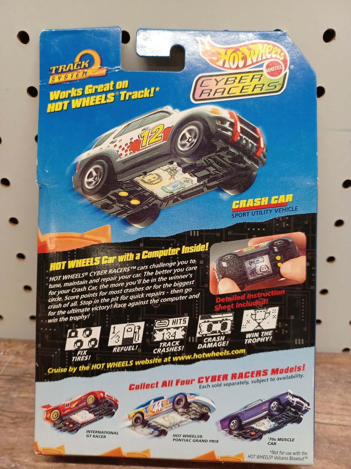 Hot Wheels Cyber Racers Crash Car Set Sport Utility Vehicle 20242 FREE ...