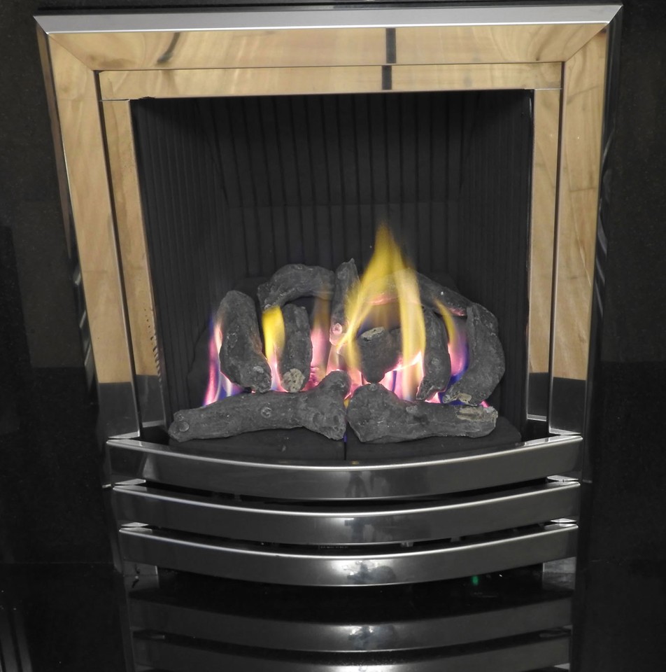 Gas Fire Replacement Logs 10 Pieces Gas Coal ULTRA HD S NEW FOR Autumn ...