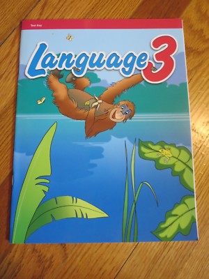 Abeka LANGUAGE 3 Test Key | eBay
