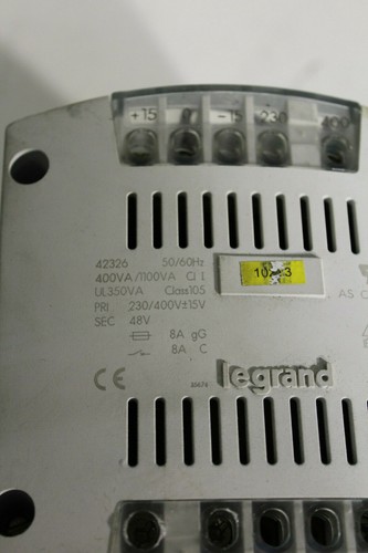 Legrand AS CS6864N Transformer 400V/48V 8A | eBay