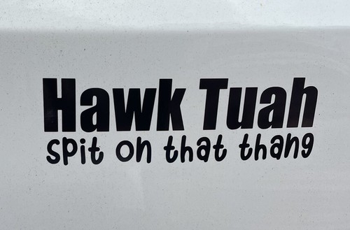 Huck Tuah MeMe Vinyl Car Window Laptop Wall Truck Tumbler Decal Sticker ...