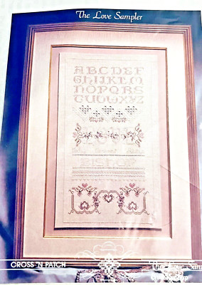 The Love Sampler by Emie Bishop for Cross 'n Patch Cross Stitch Hardanger Chart | eBay