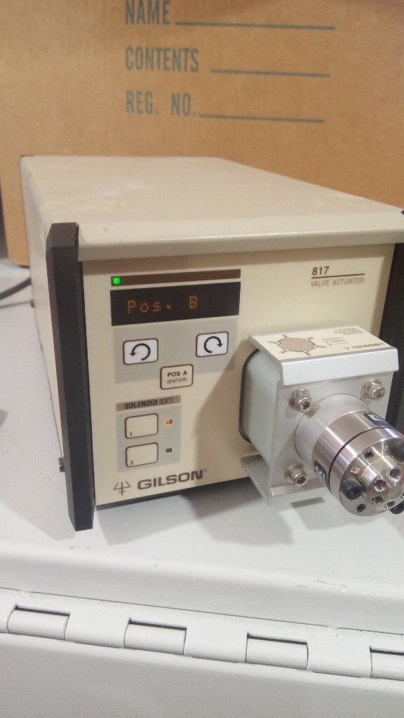 Gilson 817 V1.03 HPLC Valve Actuator A/B 2 Position 6 Port Switching ...