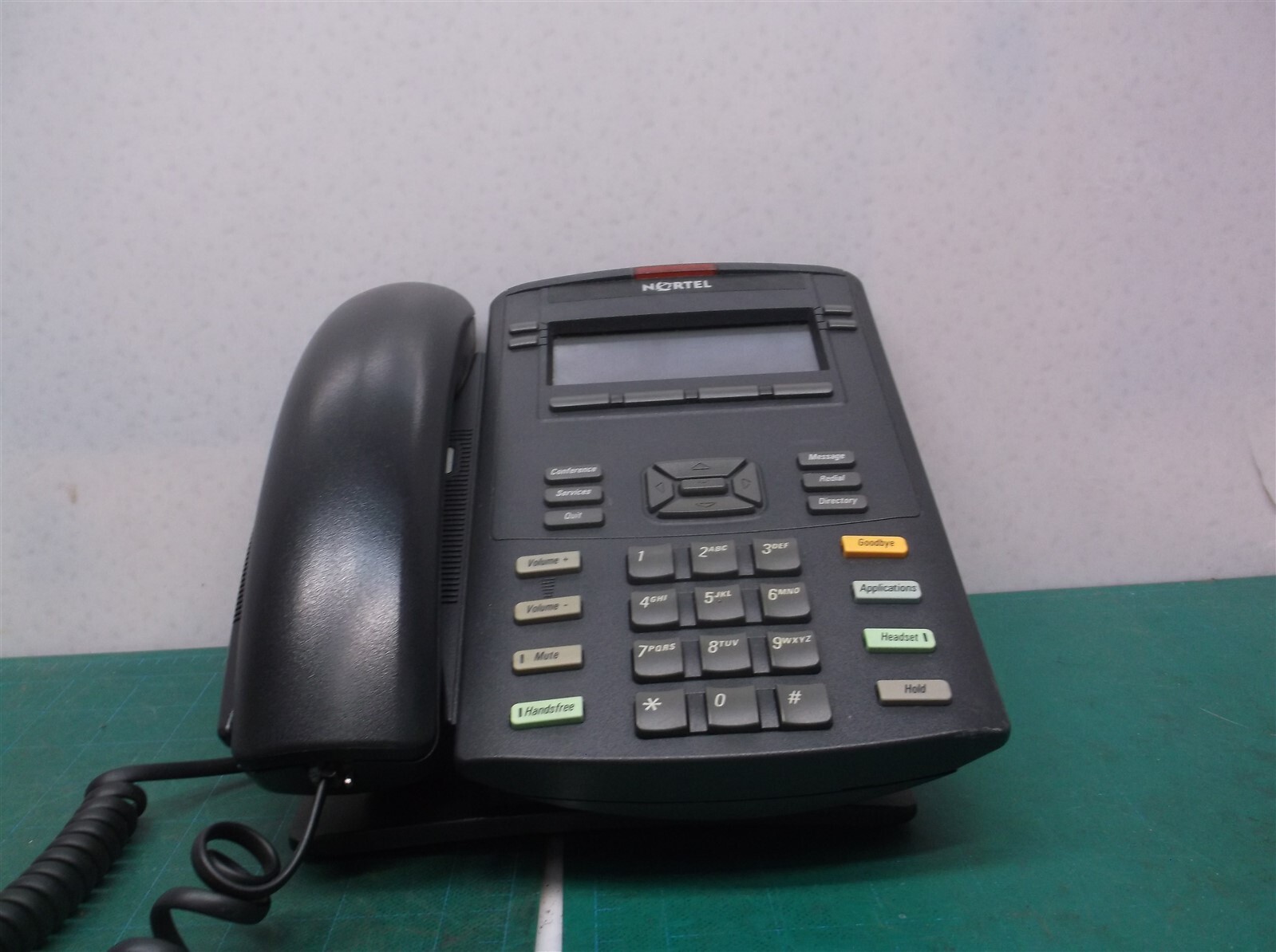 Nortel 1220 NTYS19 VoIP Phone Handset & Stand IP Desk Phone Used Nice ...