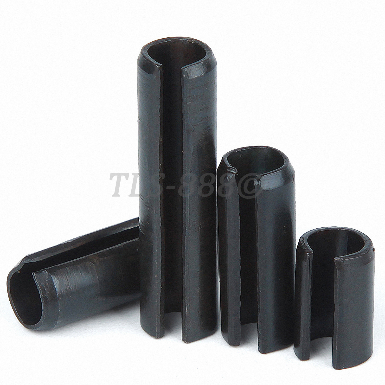 M5 M6 M8 M10 - Spring Pins Split Tension Roll Pin - Black Zinc Plated ...