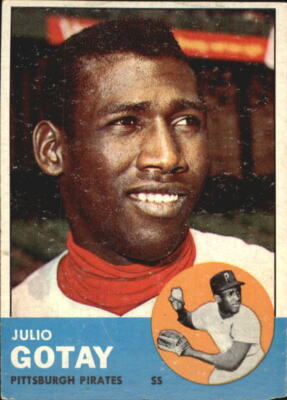 1963 Topps #122 Julio Gotay Actual Scan of the Card Condition: EX-MT | eBay