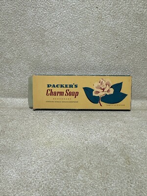 Vintage Packer's Charm Soap Miniature Sample Box With 4 New Soap | eBay