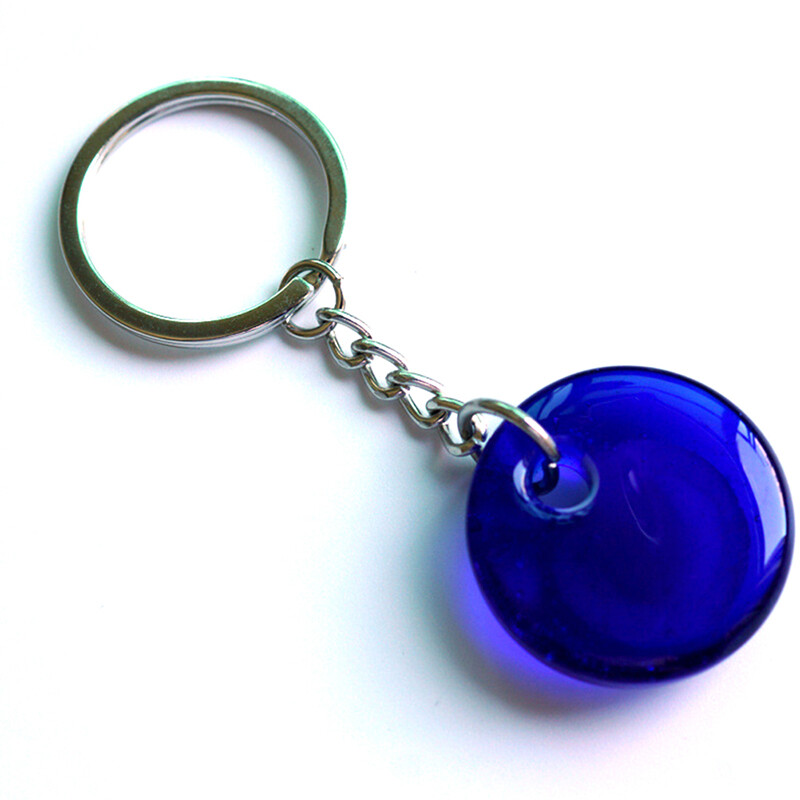 Fashion Lucky Turkish Greek Blue Eye Keychain Charm Pendant DIY Gift ...