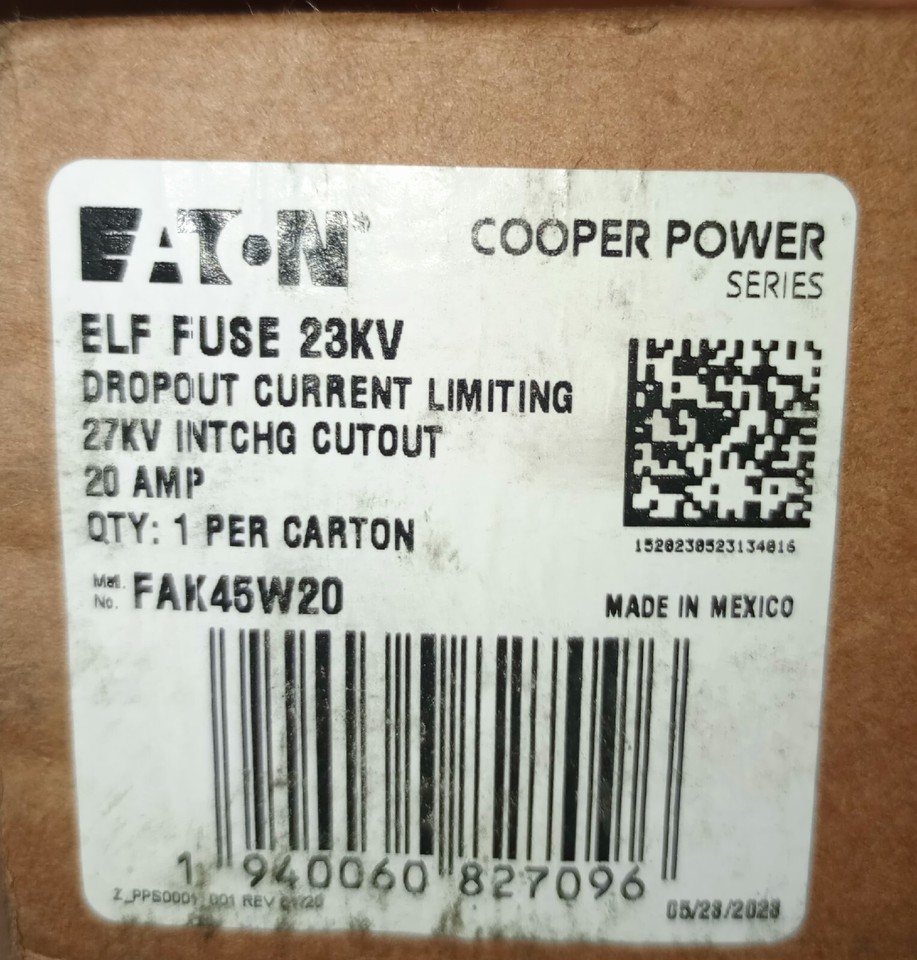 Eaton Elf Fuse FAK45W20 | eBay