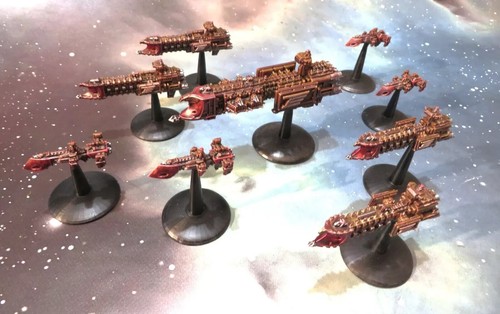 Human Lance Patrol Fleet (9 piece set), Battlefleet Gothic, firestorm Armada | eBay