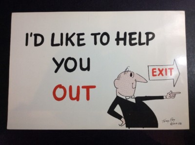 Vintage 1950s Wackies Tony Roy Help You OUT Giant Comic Postcard 15100 ...