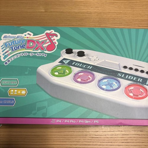 PS4 Hatsune Miku Project DIVA Future Tone DX Mini Controller White for ...
