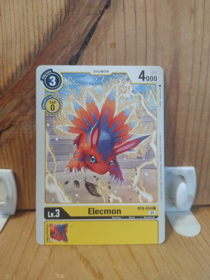 Digimon: Elecmon BT8-034 C | eBay