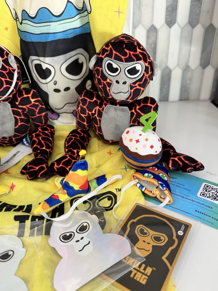 NEW Gorilla Tag Monke Plush now NO CODE Official GT Lava Monke Axiom ...