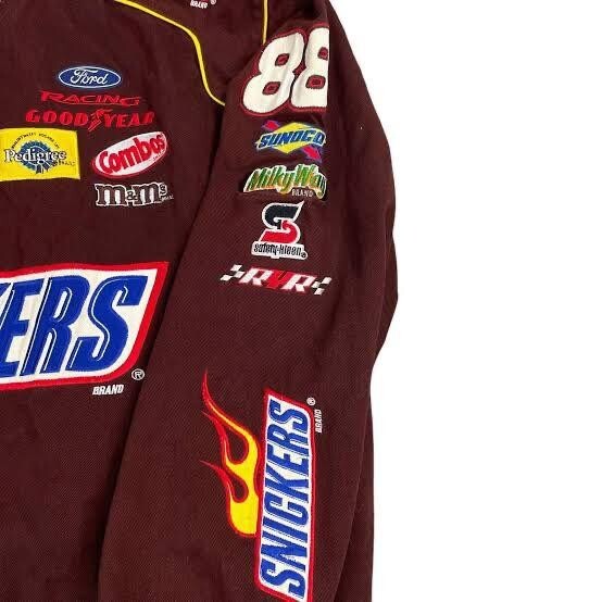 NASCAR Snickers Racing Jacket Embroidered Racing Unisex jacket with ...