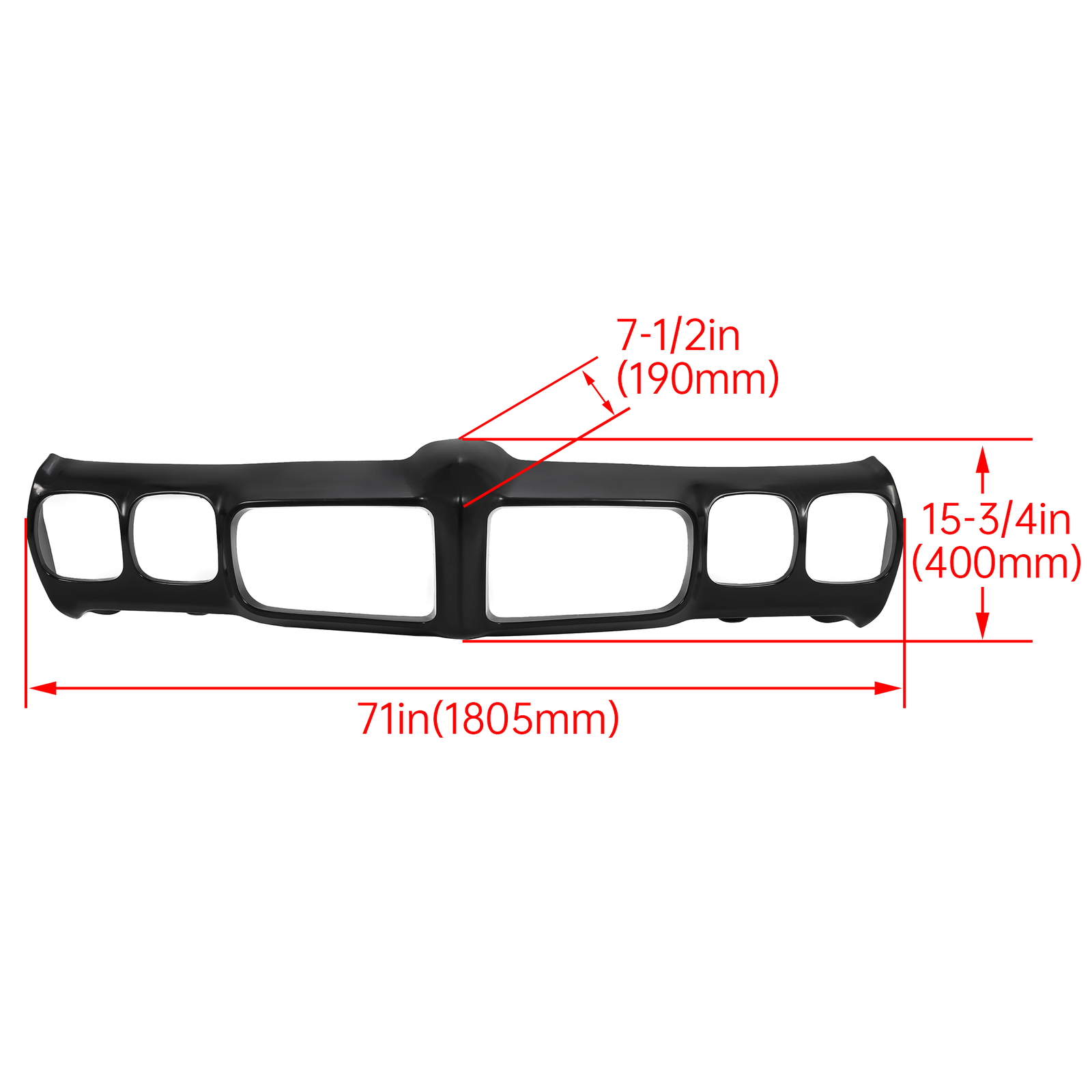 1970 Pontiac GTO Lemans Front ABS Bumper Cover Fascia Fit Pontiac GTO ...